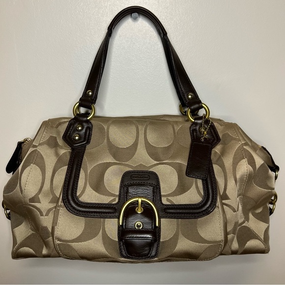 Coach | Bags | Coach Campbell Signature Belle Shoulder Bag | Poshmark